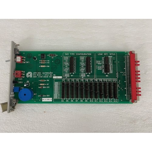 AMAT 0100-35049 SYS RESET/ INTLK SEL Board
